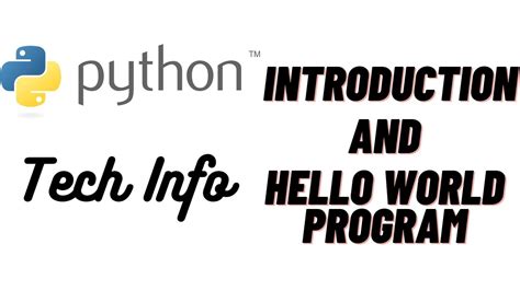 Introduction And Hello World Program Python Programming Developer Ak Youtube