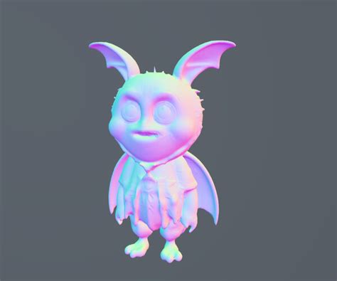 Artstation Cute Bat Game Assets