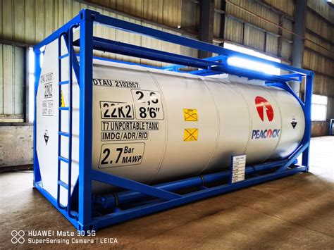 20 Feet T7 Lined Pe Portable Iso Tank Container For Un1830 Class 8 Corrosive Acidic Liquid Buy