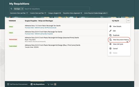 Oracle ERP Update B Self Service Procurement