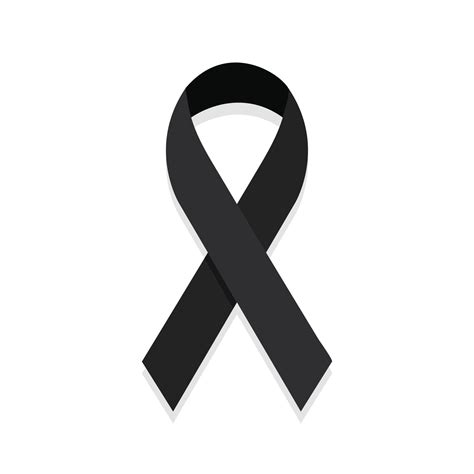 Signo De Luto De Cinta Negra 3781332 Vector En Vecteezy