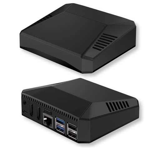 Mikrobot Argon ONE V3 Black Case For Raspberry Pi 5 With 30mm PWM FanPi 5 Z 30mm Wentylatorem PWM