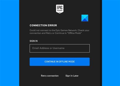 Epic Games Connection Error Issues And Problems On Pc Fix