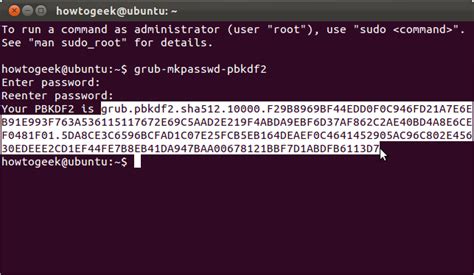How To Password Protect Ubuntus Boot Loader