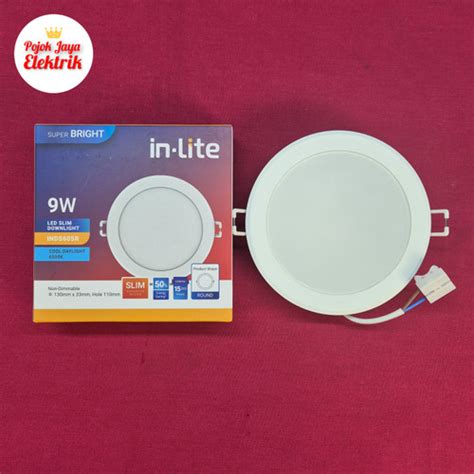 Jual INDS R Lampu Downlight Panel LED W Watt IB Inbow Inlite Kota Tangerang Pojok Jaya