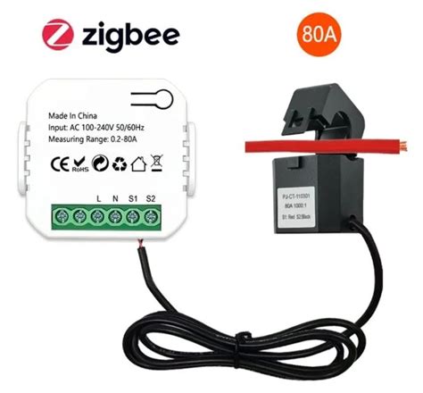 Zigbee Energy Meter With 80a Clamp Smartgatewaysnl Zigbee Energy Meter With 80a Clamp Smartgatewaysnl