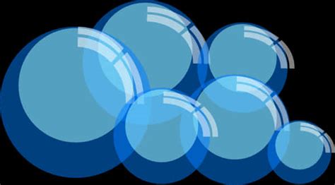 Download Abstract Blue Bubbles Vector