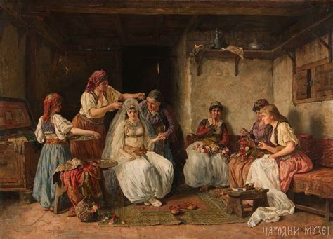 Кићење невесте Паје Јовановића Народни музеј