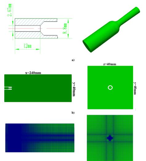A The Structure Of The Nozzle B The Schematic Of The Computational Download Scientific