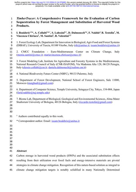 Pdf Timbertracer A Comprehensive Framework For The Evaluation Of