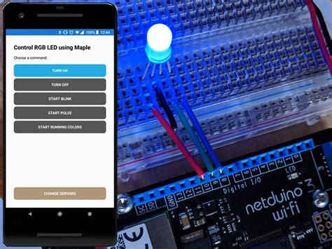 Remote Control An Rgb Led Via Netduino And Xamarin