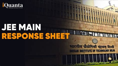 Jee Main Response Sheet Out 2025 Get Direct Link To Download And