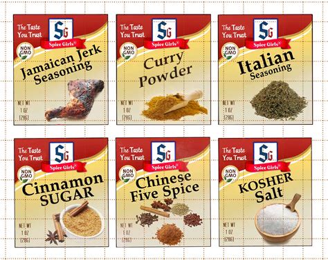 Template Free Downloadable Spice Labels Printable Free Printablespice
