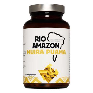 Rio Amazon Muira Puama 500mg 60 Capsules Victoriahealth