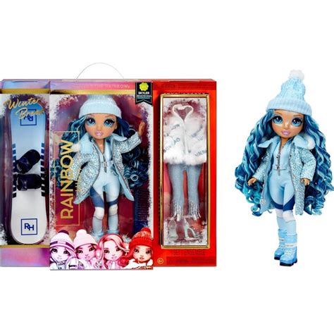 Rainbow High Winter Break Skyler Bradshaw Blue Fashion Doll And