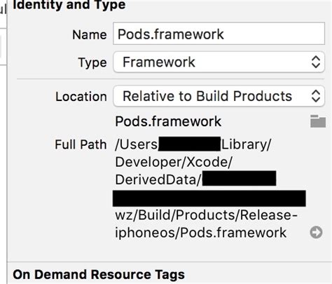 Ios Xcode Changing Search Path For Frameworks Stack Overflow