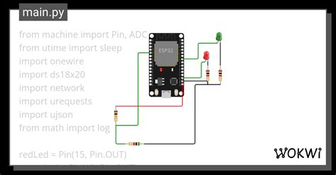MicroPython Blink ESP32 Copy 2 Wokwi ESP32 STM32 Arduino Simulator
