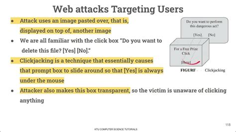 Web Attacks Targeting Users Part 2ktu Cst332 Foundations Of Security In Computing S6cs Mod4