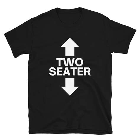 Two Seater Up Arrow Down Arrow T Shirt