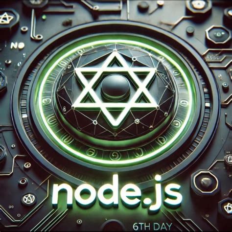 day nodejs programming webdevelopment techlearning day6
