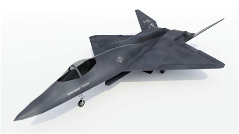 Northrop Yf 23 Black Widow 2 3d Model 99 3ds C4d Lwo Blend Fbx