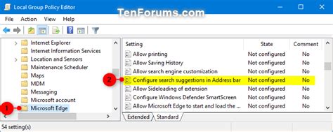 Enable Or Disable Search Suggestions In Address Bar Of Microsoft Edge Tutorials