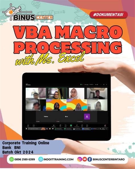 Dokumentasi Vba Macro Processing With Ms Excel Binus Center