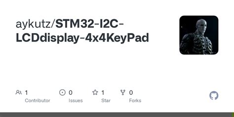 github aykutz stm32 i2c lcddisplay 4x4keypad
