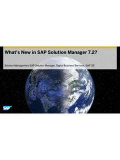Whats New In SAP Solution Manager 7 2 What S New In Sap Solution
