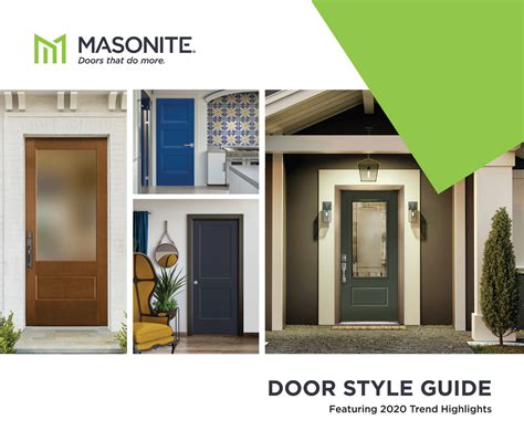 Front Doors And Interior Doors Inspiration Style Guide Masonite Page 1