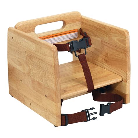 Stackable Wood Restaurant Booster Seat National Hospitality