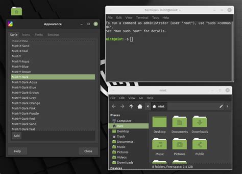 210 Xfce Mint Y Dark Themes Still Have Light Colored Title Bars On