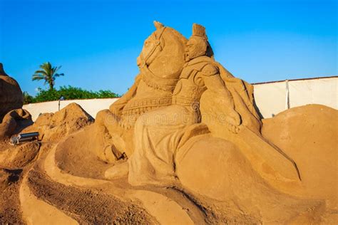 Museo De La Escultura De La Arena De Antalya Sandland Foto De Archivo