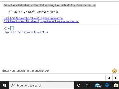 solved solve the initial value problem below using the