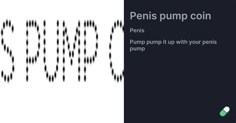 Penis Pump Coin Penis Pump