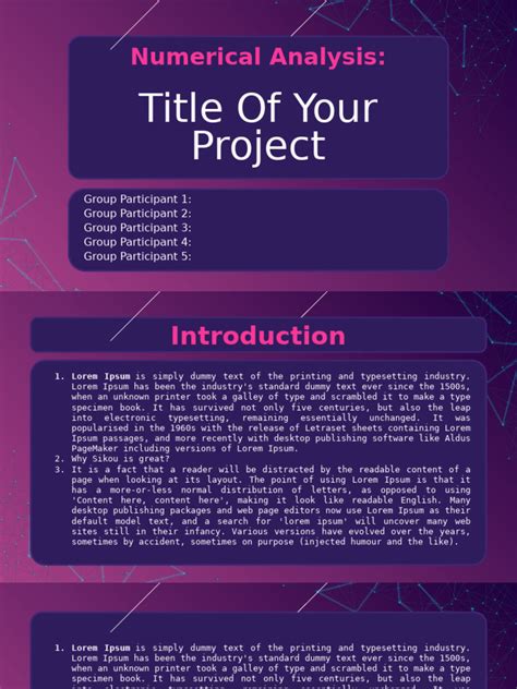 Numerical Analysis Presentation Pdf Page Layout Typography Numerical Analysis Presentation Pdf Page Layout Typography