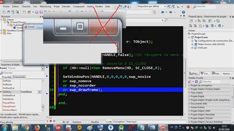 Delphi Trick 005 Remove Close Button Form Youtube