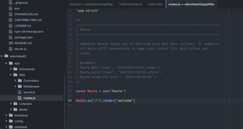 node jsフレームワーク「adonis」 2 ハマログ