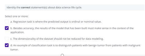 Solved Identity The Correct Statements S ﻿about Data