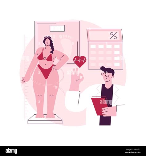 Body Mass Index Abstract Concept Vector Illustration Health Issue