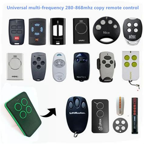 Multi Frequency Copy 280 868mhz Auto Scan Frequency Universal Remote Control Duplicator Garage