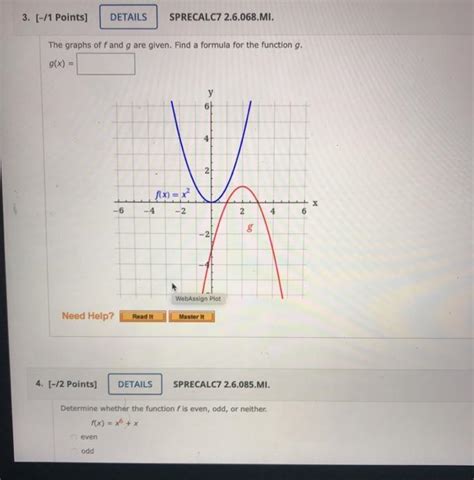 solved 3 [ 1 points details sprecalc7 2 6 068 mi the