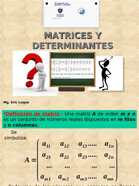 Matrices Y Determinantes Pdf