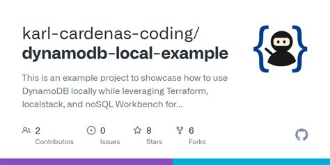 Github Karl Cardenas Codingdynamodb Local Example This Is An