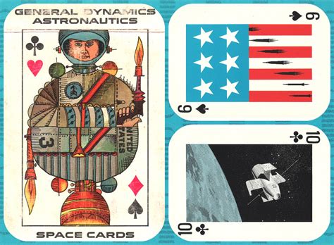Early 1960s General Dynamics Astronautics Space Playing Cards A Photo
