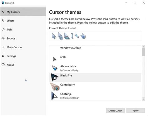 Custom Cursor Windows 10