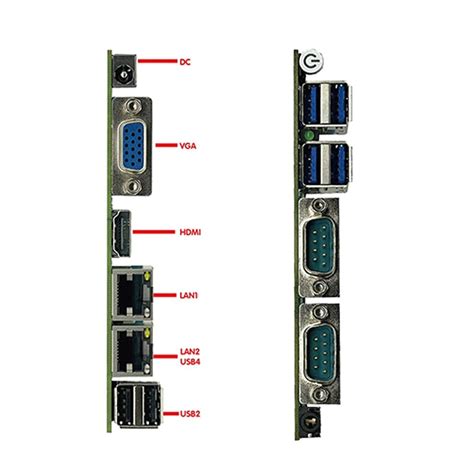 China Customized Vga Hdmi Dual Display Nano Itx Motherboard Gigabit