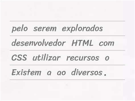 Encontro 24 Desenvolvimento De Interfaces Para A Internet Css Desembaralhe