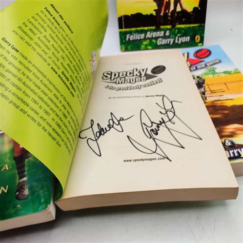 Set Of 6 Specky Magee Books By Felice Arena And Garry Lyon Each Copy Has Been Signed S