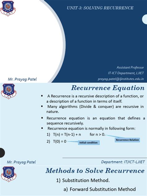 Chapter 3 Pdf Recurrence Relation Recursion